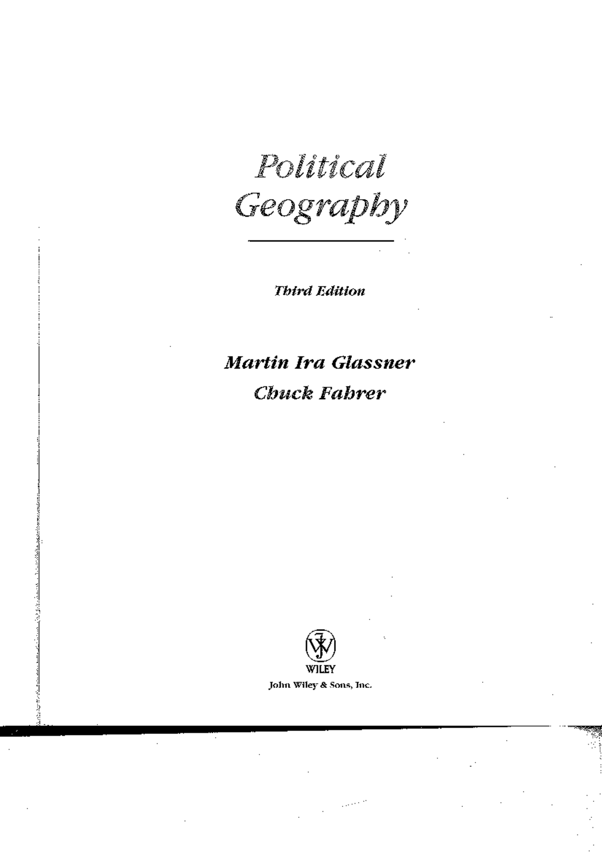 Political Geography Notes - Book 3 Overview and Insights - Studocu