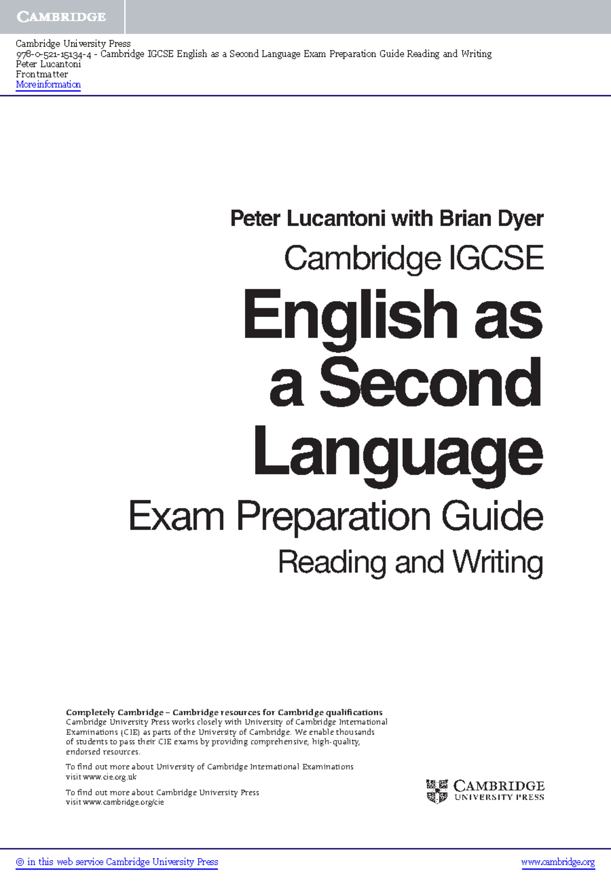 Cambridge IGCSE E2L Exam Preparation Guide: Reading & Writing Tips ...