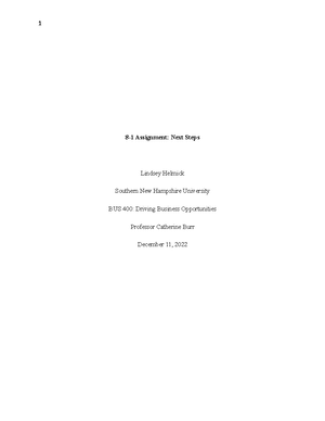 BUS 400 2-1 Assignment Project Outline Module 02 - 2-1 Assignment: Project Outline: Car Wash ...