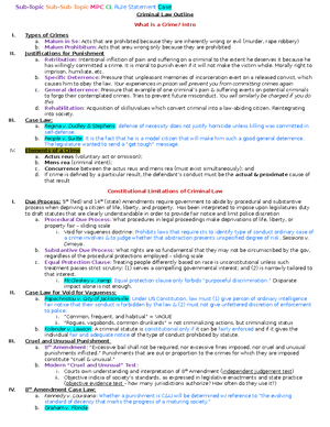 MPC vs. Common Law Chart - Homicide – Murder Common Law Model Penal ...