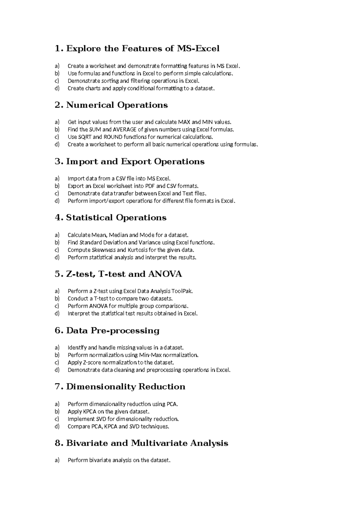 Business Analytics (BA 101): Comprehensive Excel & Power BI Guide - Studocu