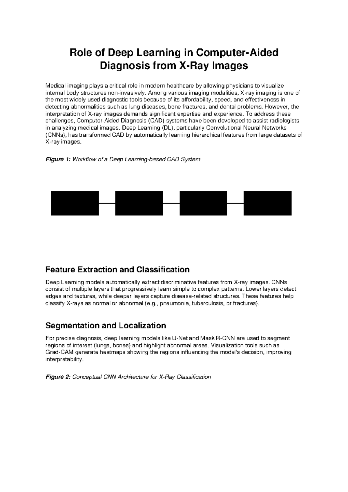 Deep Learning in CAD for X-ray Diagnosis - Engineering Notes - Studocu