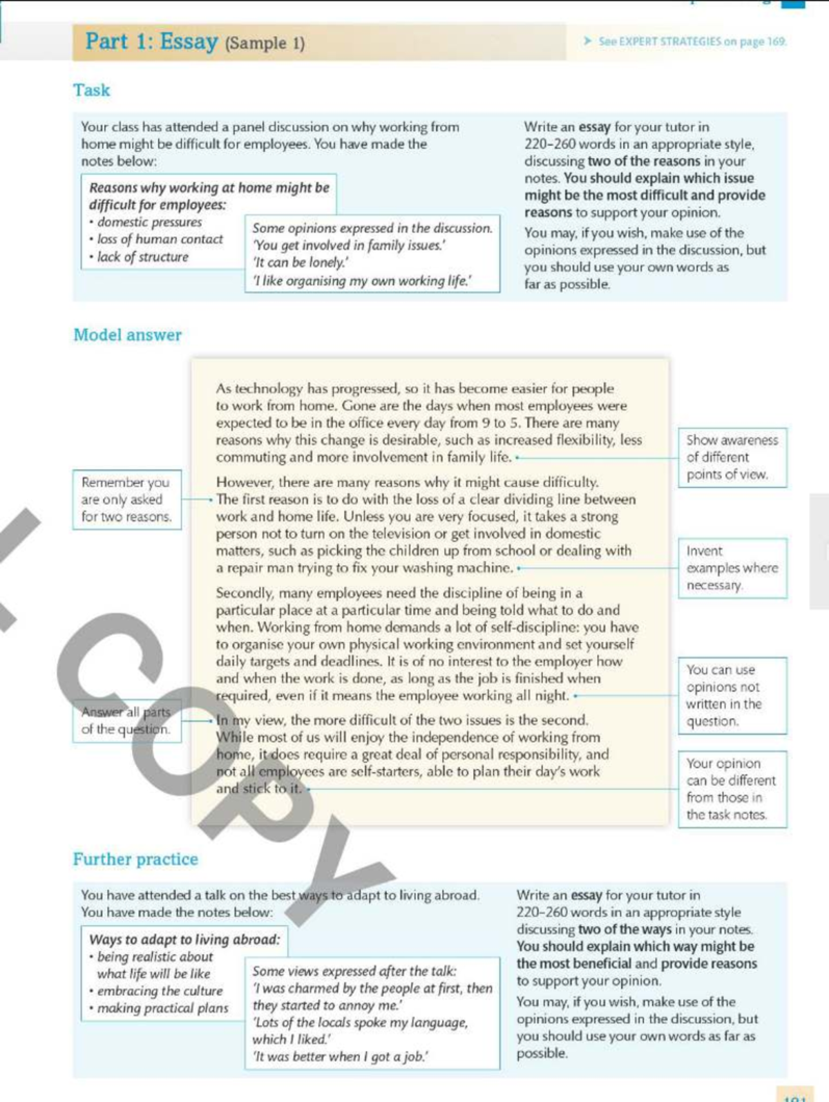 Part 1: Essay Writing Strategies for Exam Success (Course Code: EXPERT ...