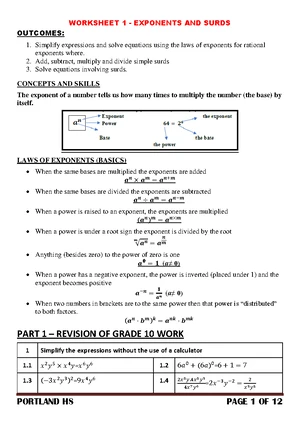11 M Functions Lesson 1 - Straight LINE AND Parabola 2024 - FUNCTIONS – PARABOLA GRADE 10 ...