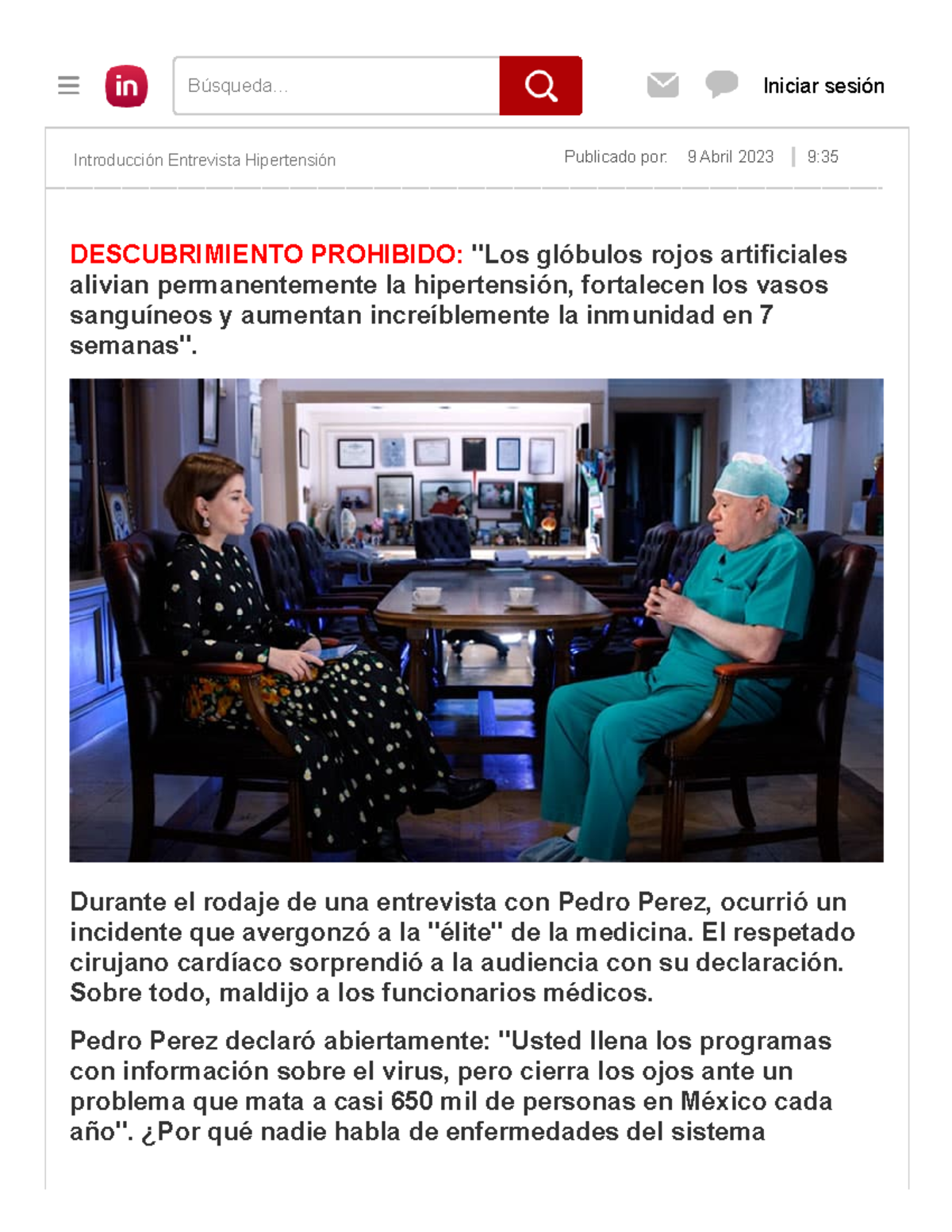 ¡Los glóbulos rojos artificiales alivian permanentemente la ...