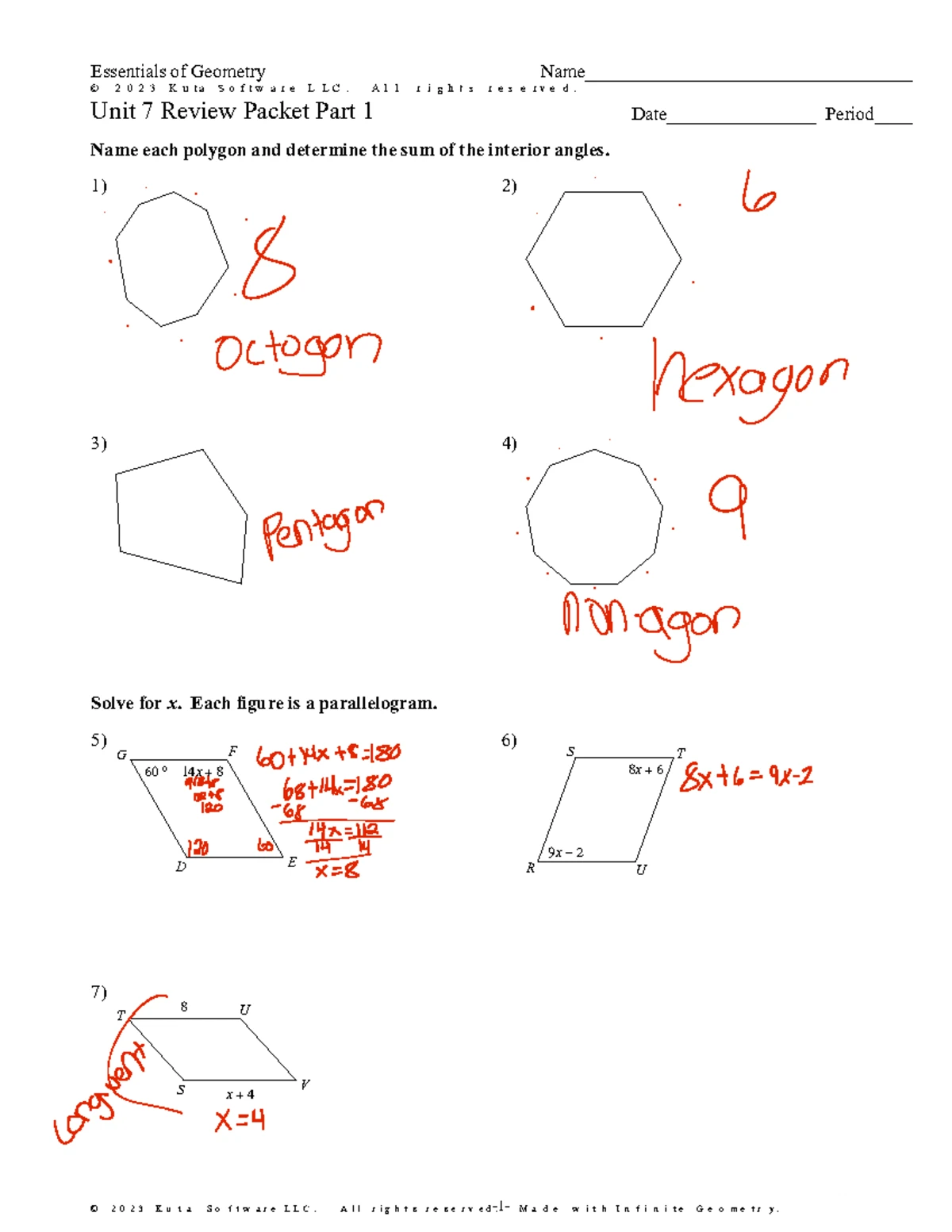 Circle Definitions Guided Notes for Geometry - Final Exam Review - Studocu