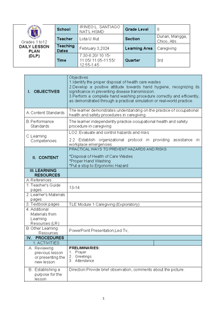 Grade 9 ICT Lesson Plan - For ICT lectures - Grade 9 ICT Lesson Plan ...