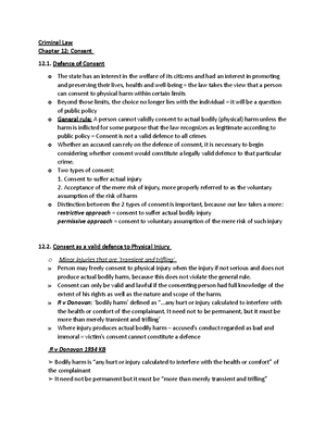 Criminal Law - Chapter 3 Unlawful Conduct - Criminal Law – Chapter 3 ...