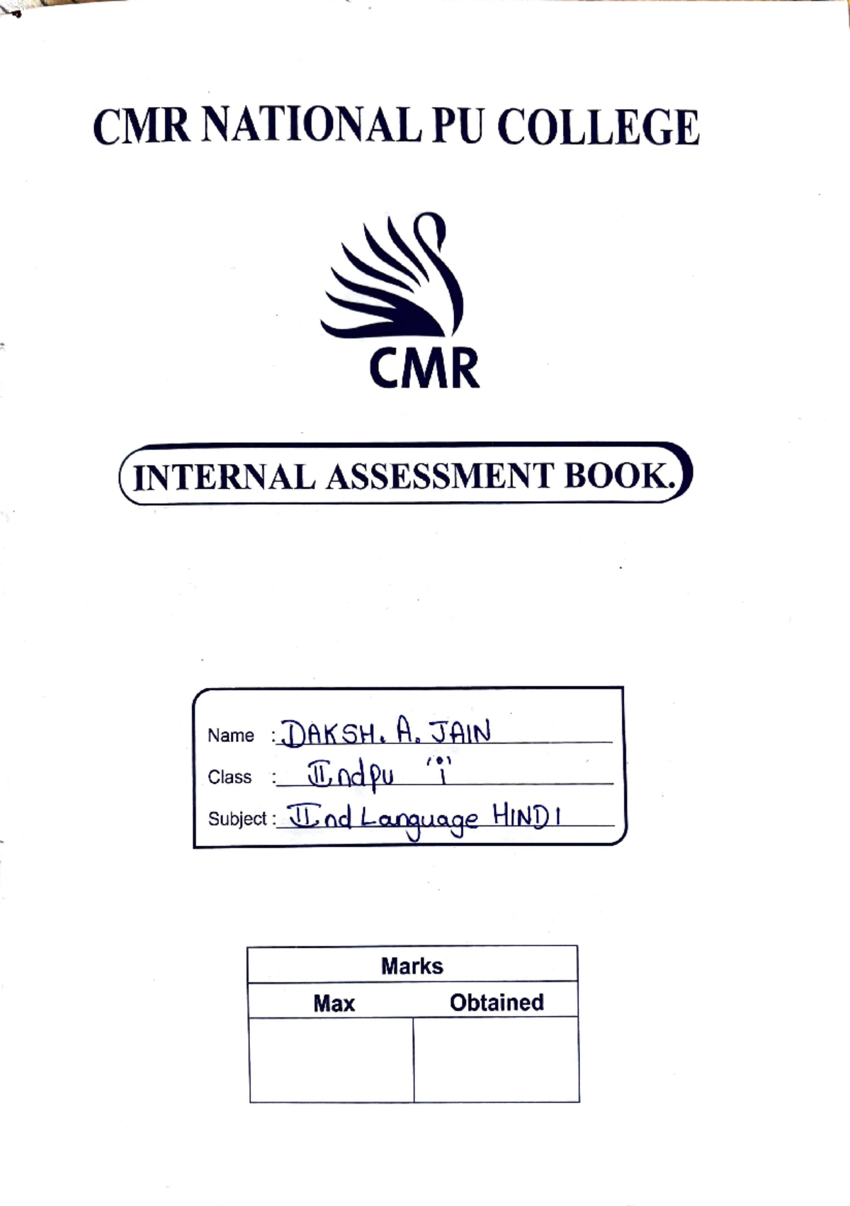 Hindi assignment pu 2 - Hh Hhbahavhdbxhbedj Harsha n Hahanshbekdnwgab Hastens - ####### CMR ...