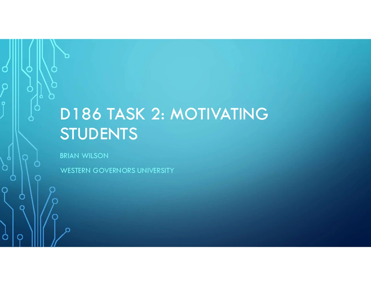 D186 - Task 2: Developing Growth Mindset & Learning Goals - Studocu