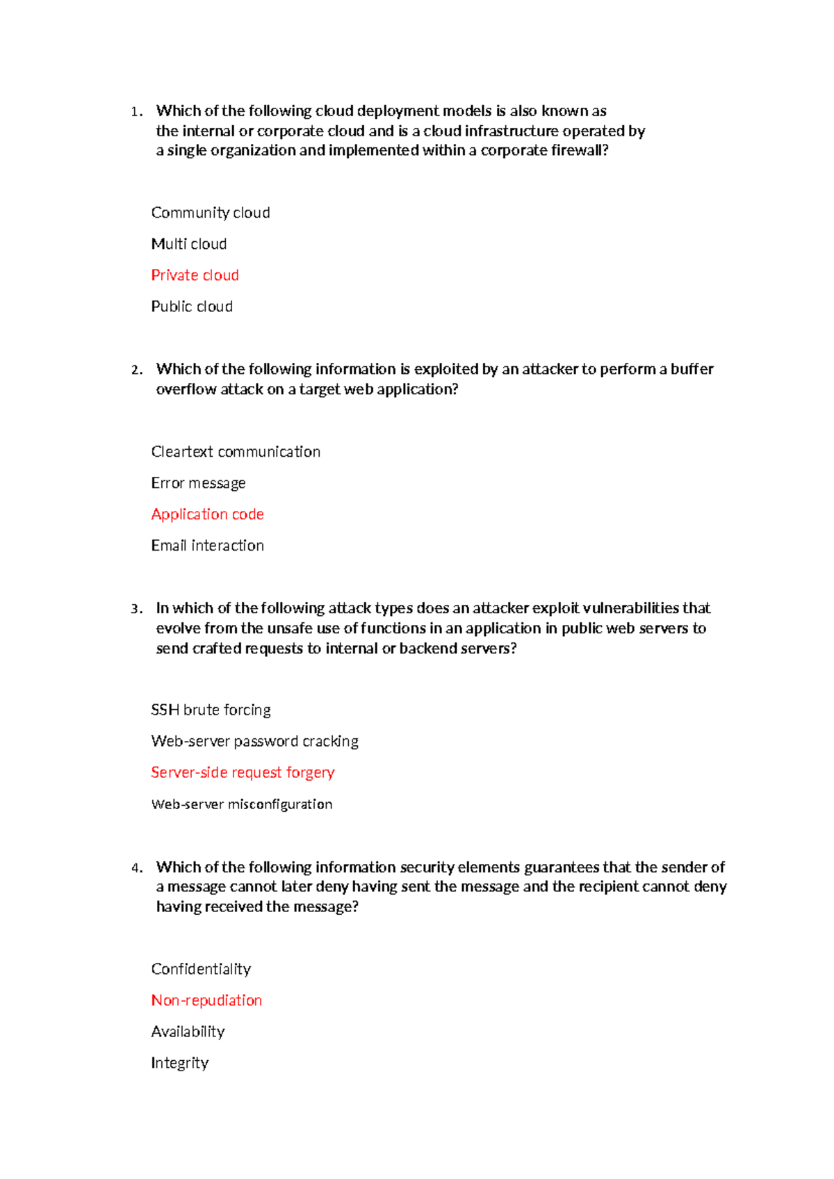 CEH Practice Questions and Answers for Certification Exam - Studocu