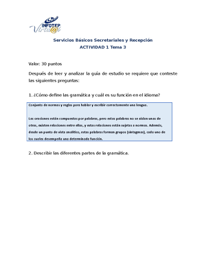 Módulo 3 Gramática Ortografía Y Redacción Examen De Silabas Studocu
