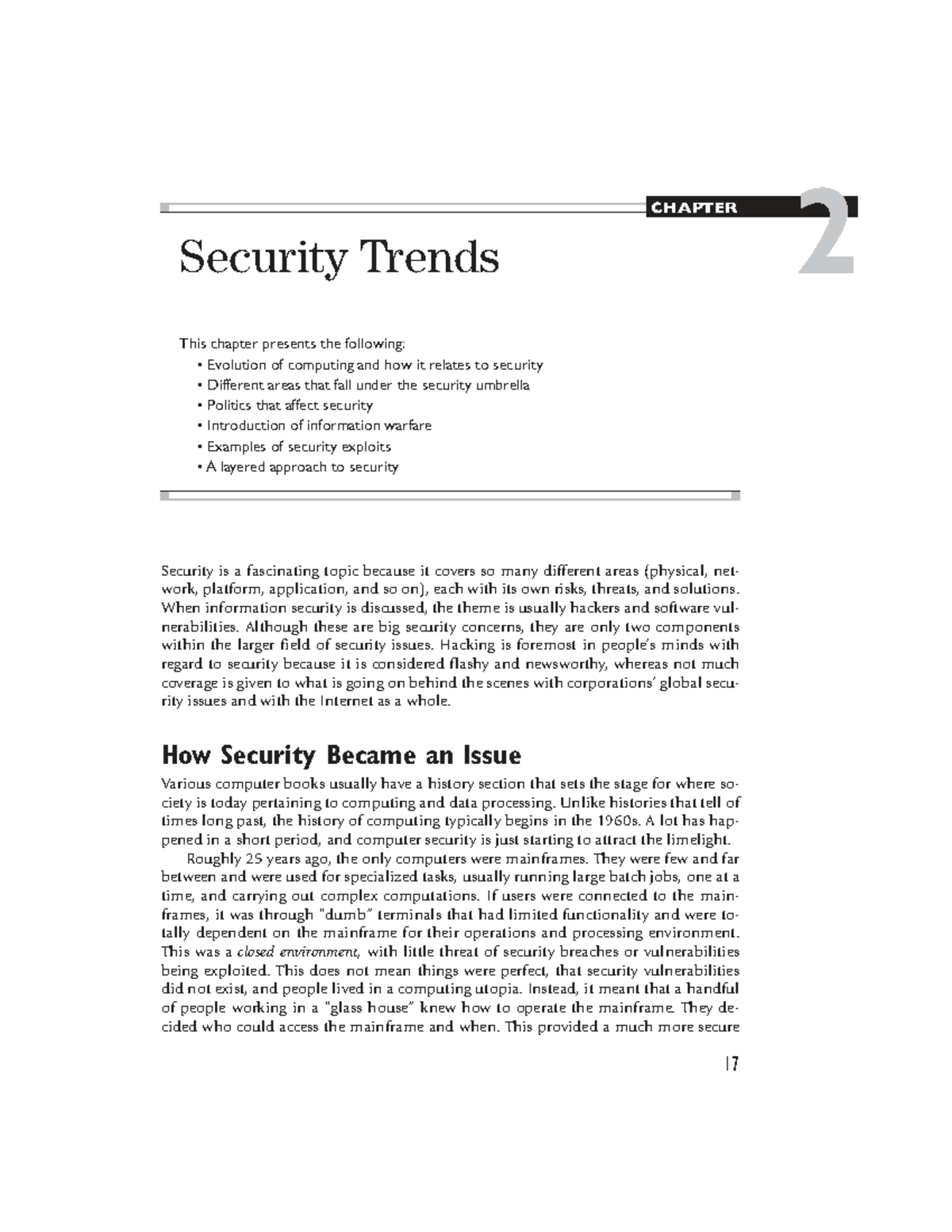 CISSP Exam Guide, 5th Ed. Harris: Chapter 2 - Security Trends Analysis - Studocu