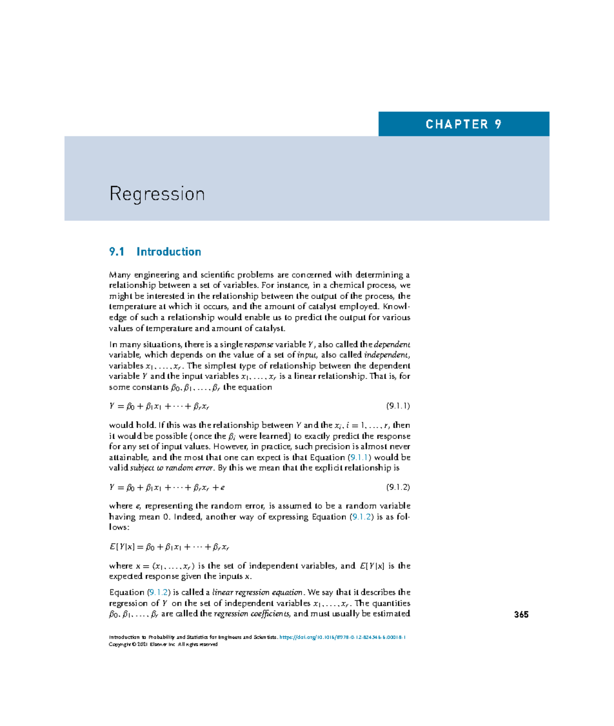 Chapter-9-Regre 2021 Introduction-to-Probability-and-Statistics-for ...
