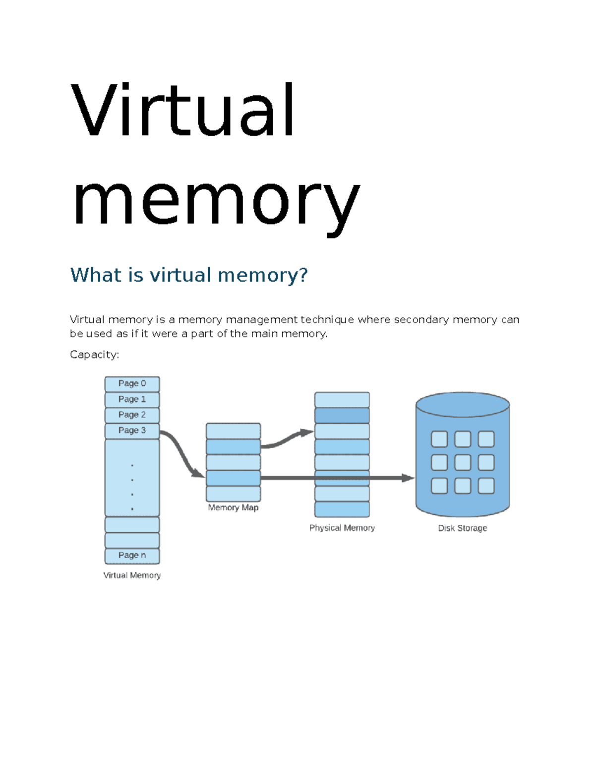 Virtual memory - Lý thuyết về bộ nhớ ảo - Computer Architecture - Virtual memory What is virtual ...