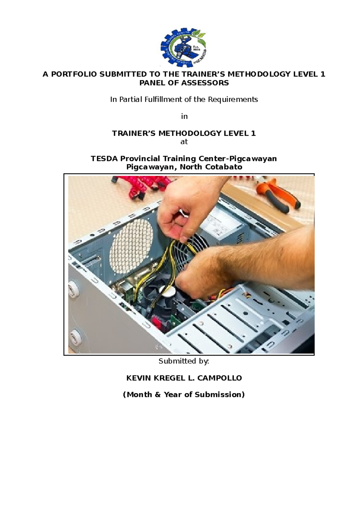 Final Portfolio for Trainer’s Methodology Level 1 - TM1 Final - Studocu
