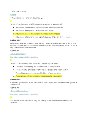 Sophia Introduction to Business Unit 3 Challenges 2 3 & 4 - Sophia: Introduction to Business ...