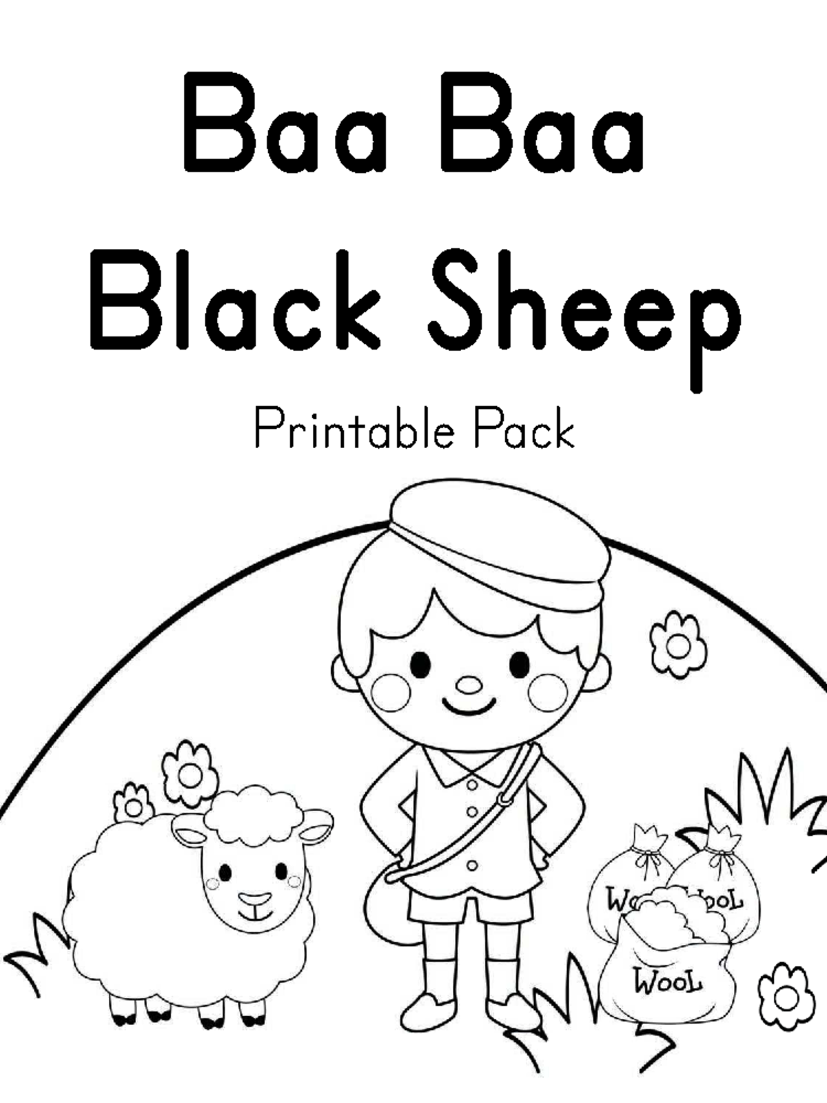 Baa Baa Black Sheep Printable Pack - Simple Living Activities - Studocu