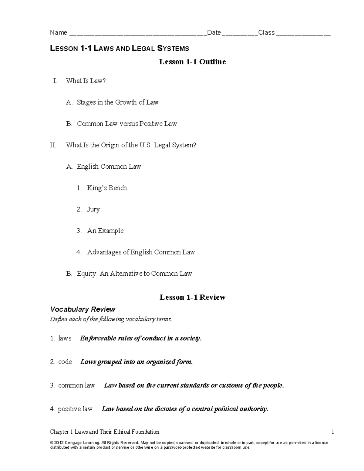 Law19e IE Study Guide: Foundations of Law and Ethics Overview - Studocu