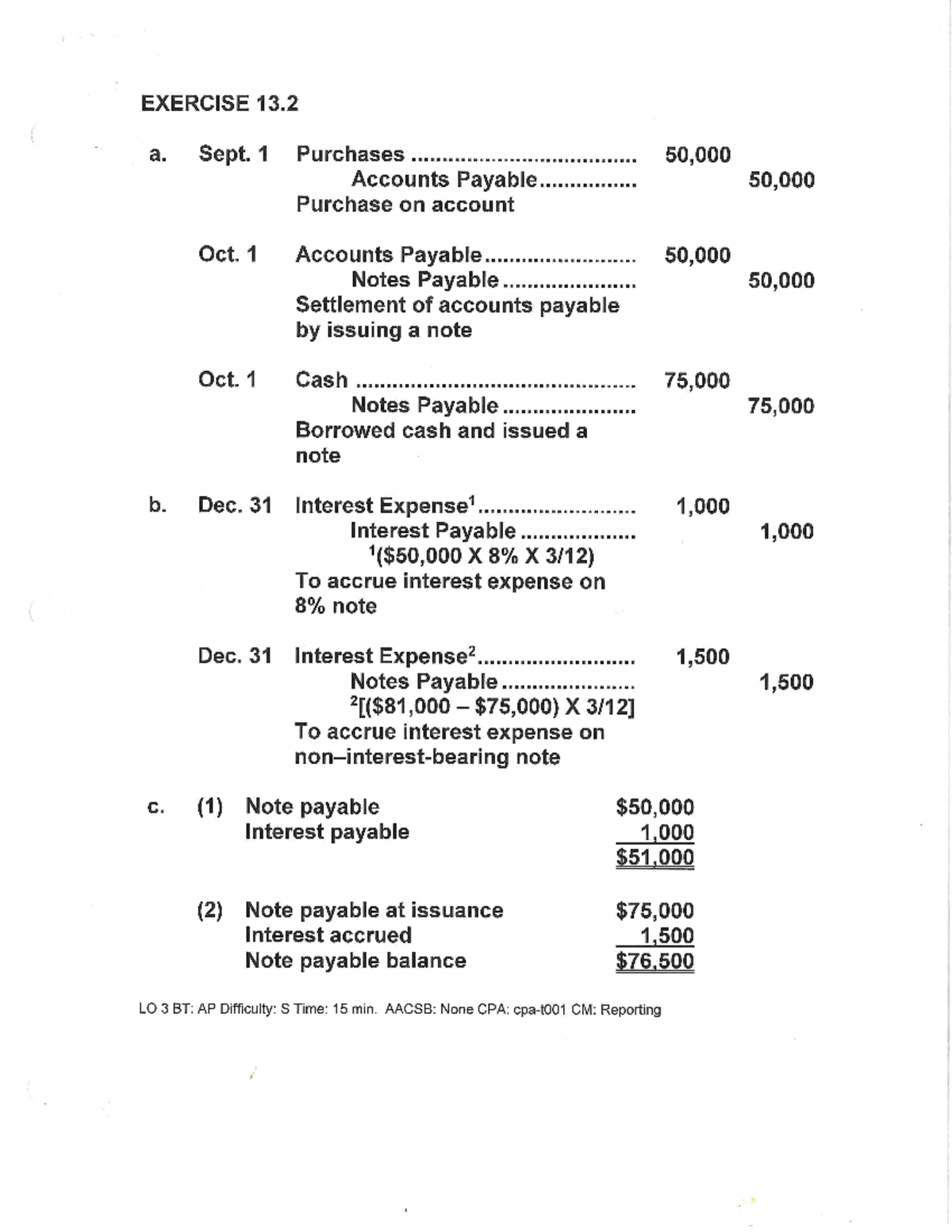 2-FMGT 4110 Chap 13 Exercises and Problems (13 ed - EXERCISE 13 a. Sept. 1 Purchases Accounts ...