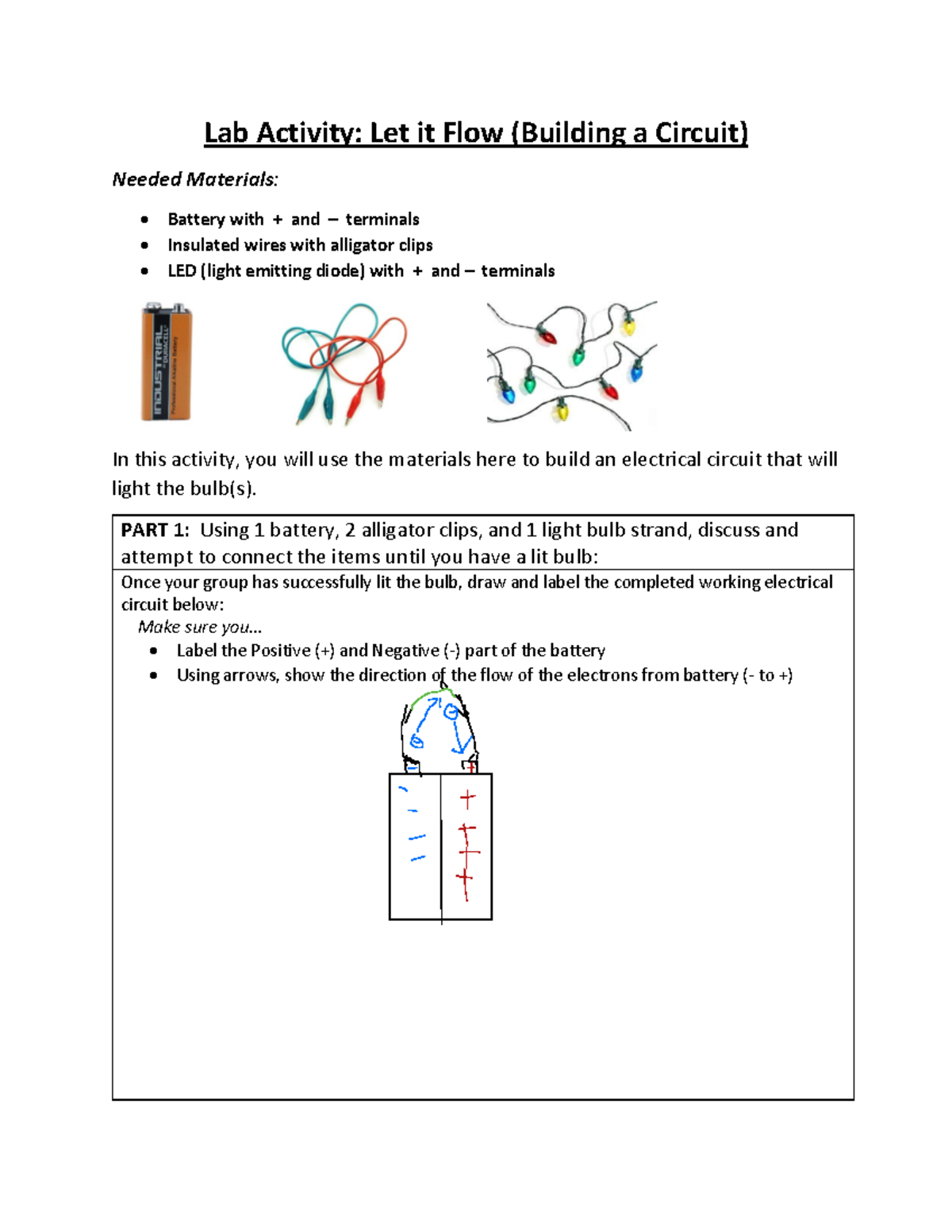 Let it Flow Circuit Lab 2022 - Lab Activity: Let it Flow (Building a ...