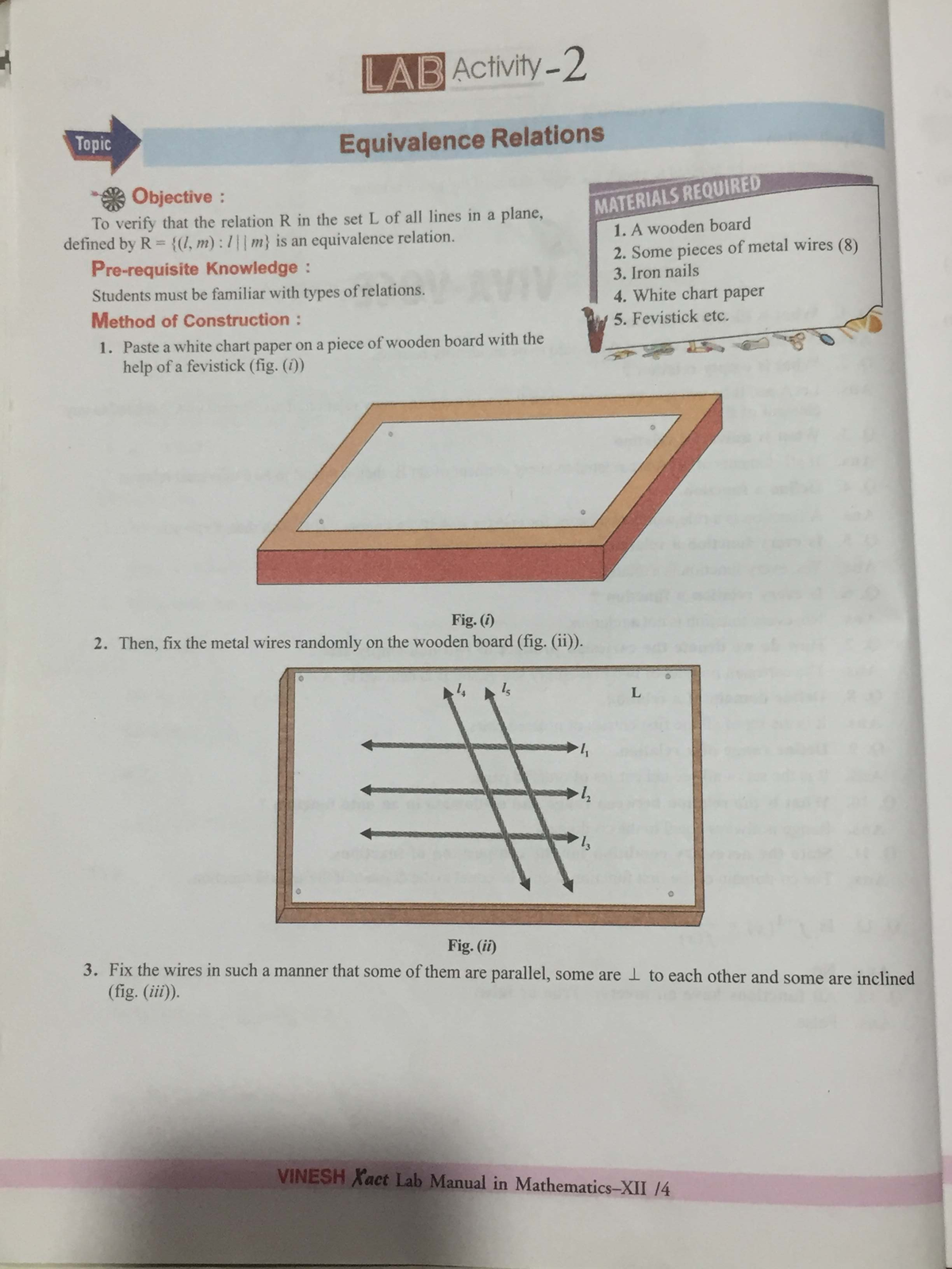 XII Maths Lab Activity: Exploring Equivalence Relations and Functions - Studocu