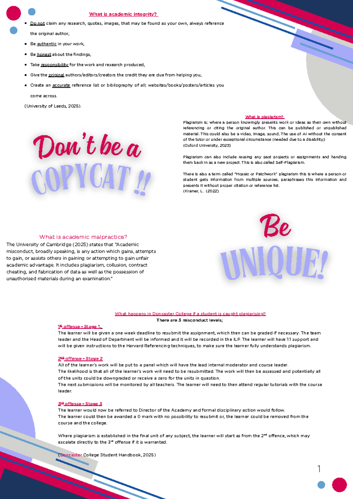 Academic Integrity & Malpractice Overview (University of Leeds, 2025 ...