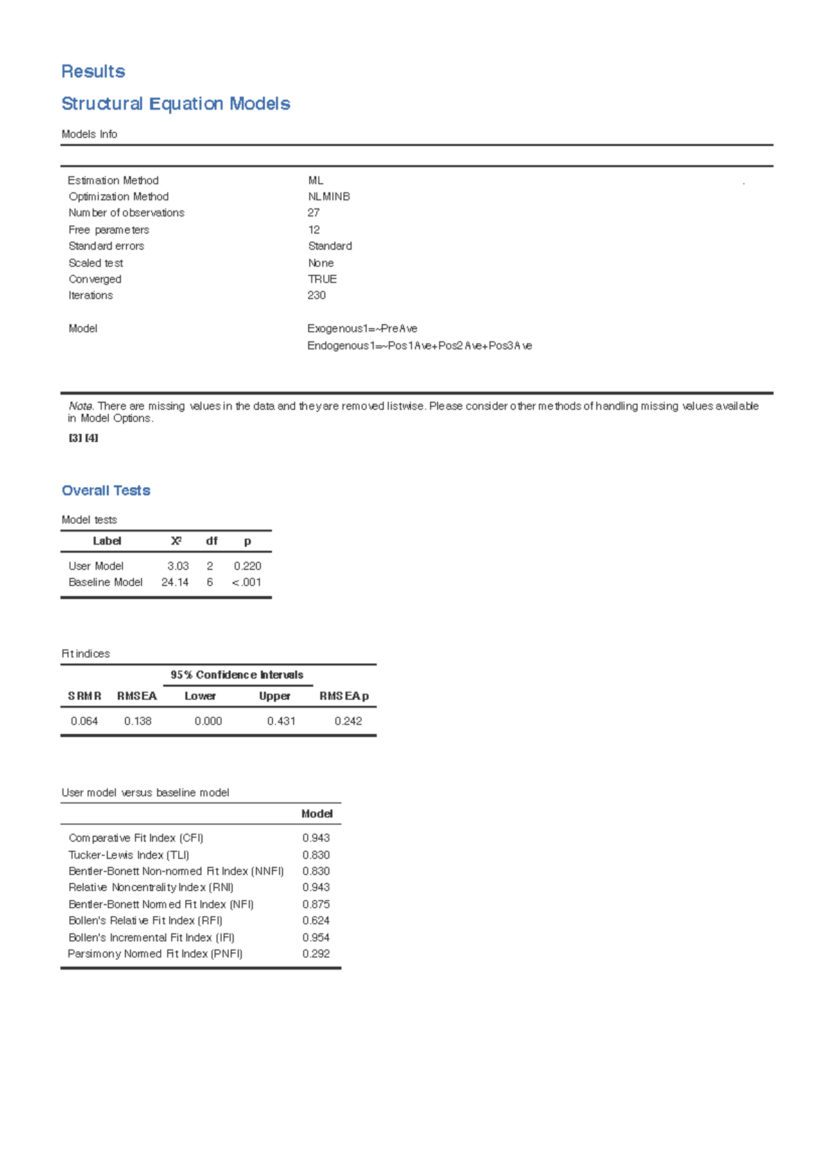 Jamovi SEM Analysis Part 1 - Structural Equation Models Overview - Studocu