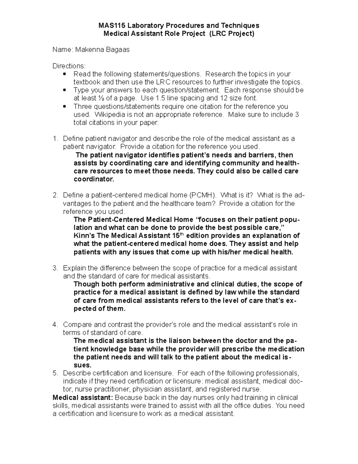 Week 1 Assignment - Health Records Overview MAS115 - Studocu