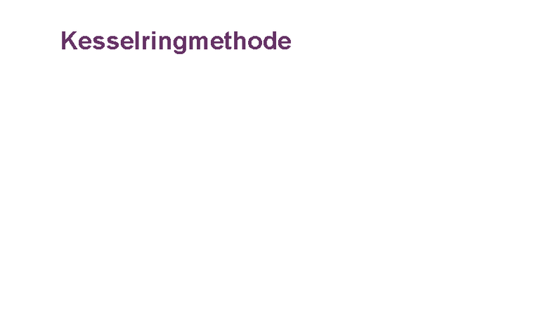 Kesselringmethode Uitleg en Toepassing van Scores en Weegfactoren ...
