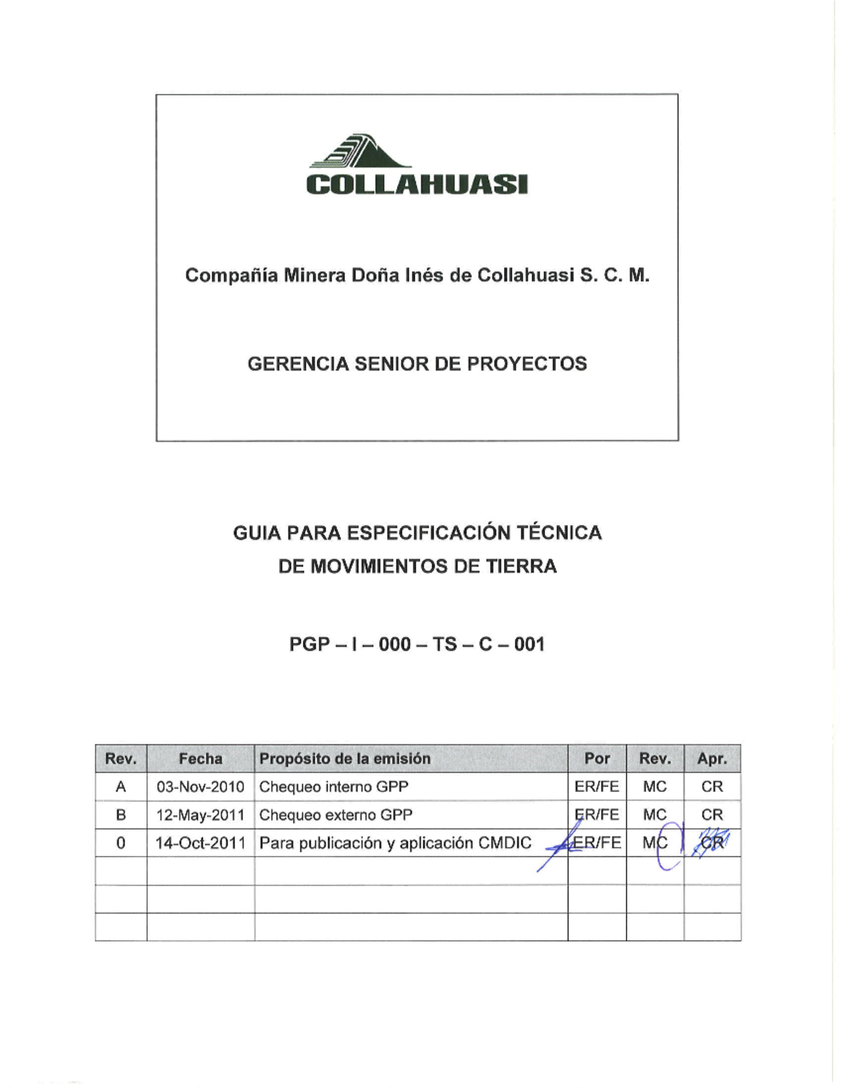 Guía Técnica de Movimientos de Tierra - PGP I TS C 001 - Studocu
