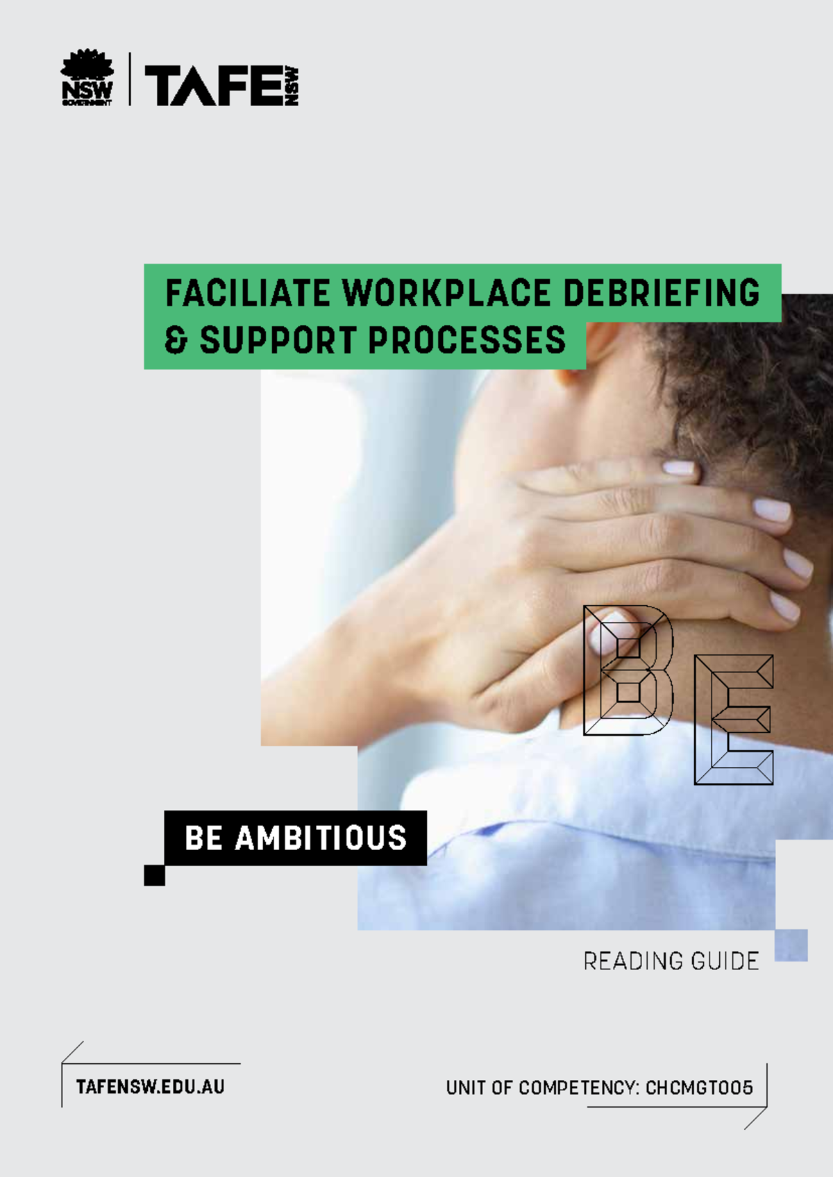 Facilitate workplace debriefing and support processes Chcmgt 005 Learner Guide ...