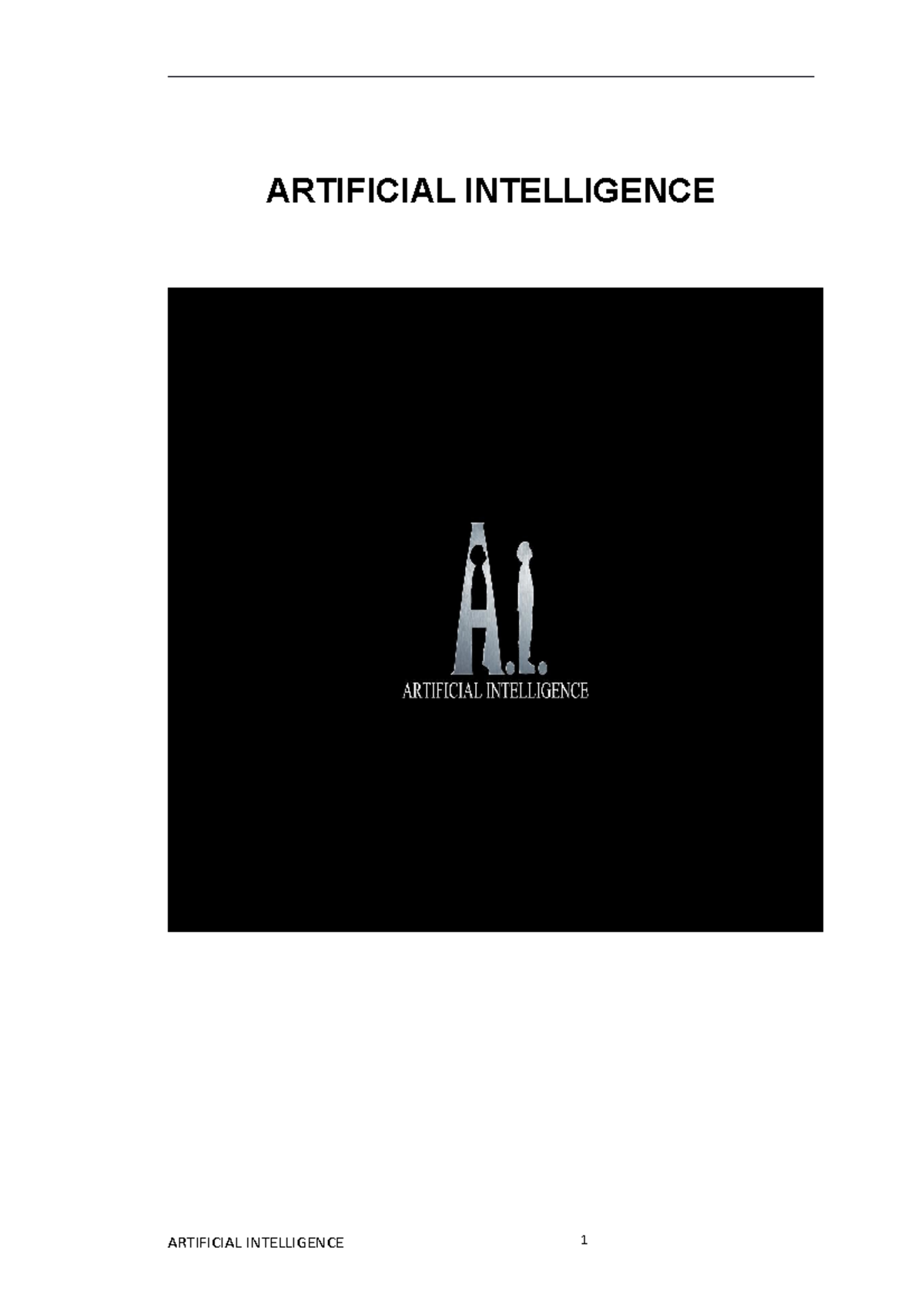 AI 101: Assignment on Artificial Intelligence - Concepts & Applications ...