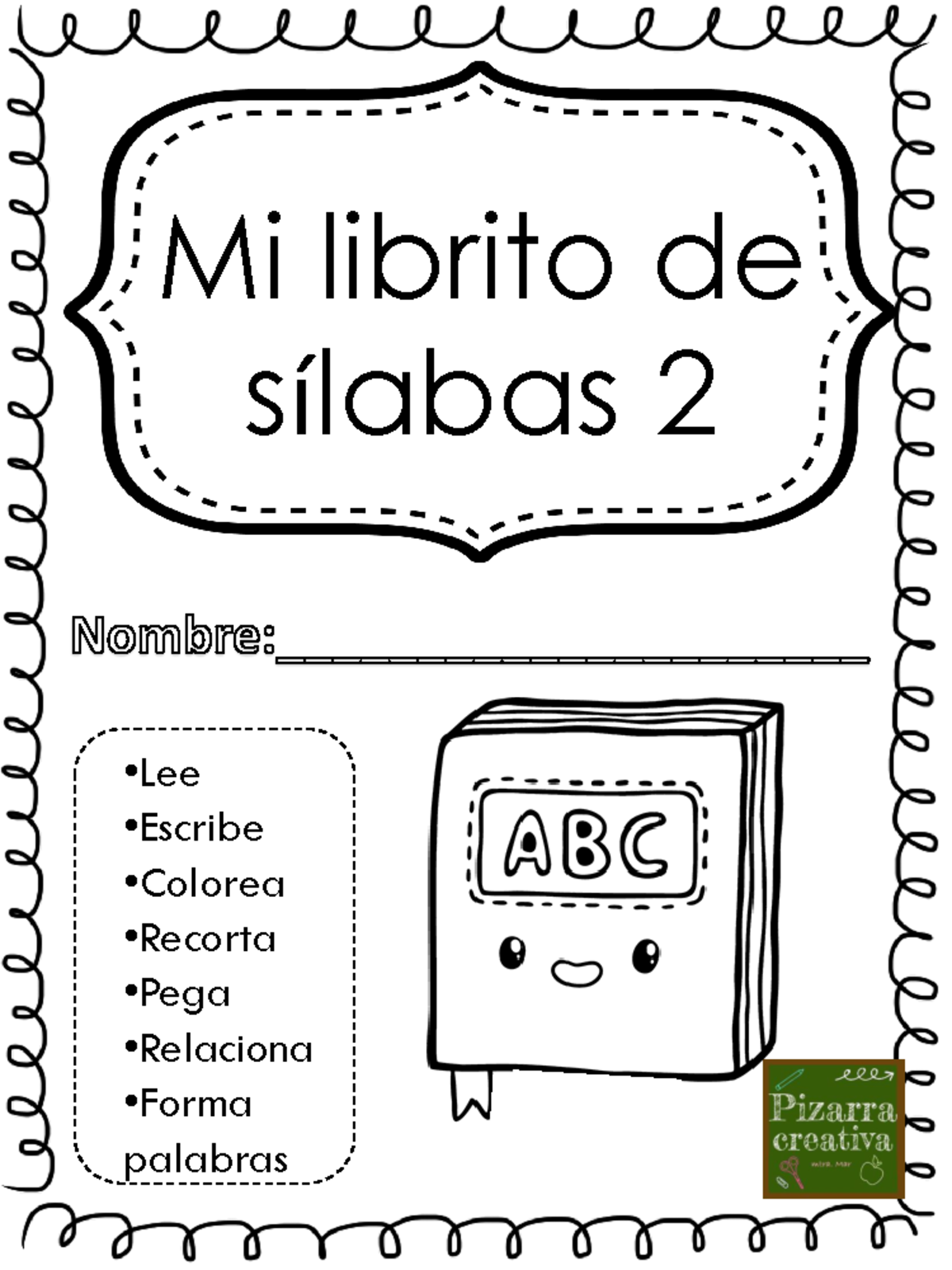 Mi librito de sílabas 2 - Actividades para aprender 240205 080131 - Studocu