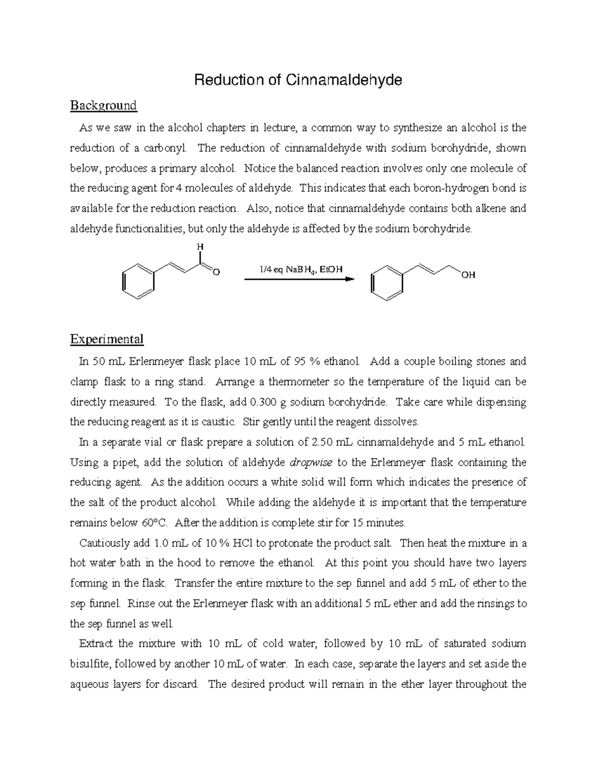 Cyclohexanol Dehydration: Mechanism & Practical Considerations - Studocu