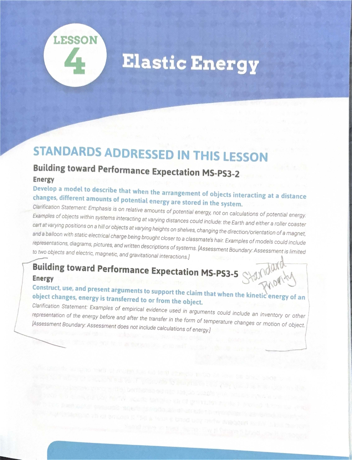 Elastic Energy Lesson 4: Understanding Potential and Kinetic Energy ...