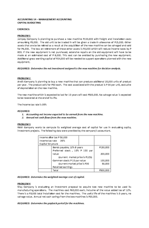 Entries n Accounting 6 - PROPERTY, PLANT AND EQUIPMENT Acquisition on ...
