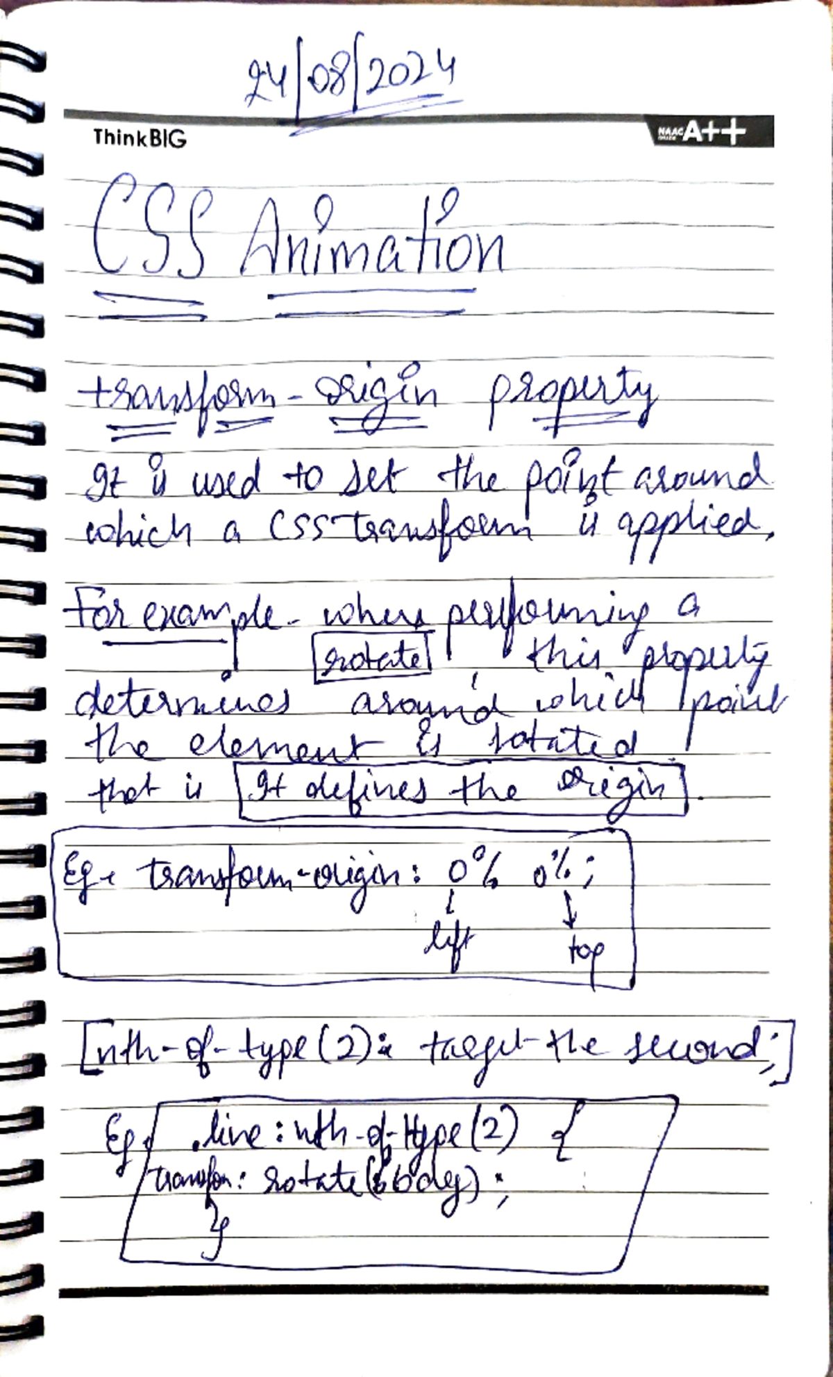 Css Anination Css Animation Basics Html And Css Thinkbig Device