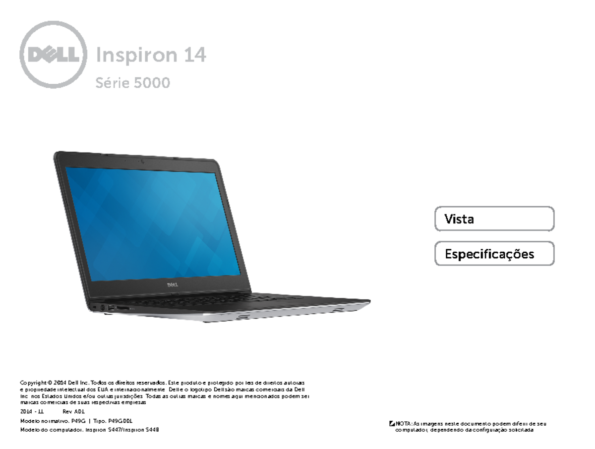 Inspiron-14-5448-laptop reference guide pt-br - Vista Especificações ...