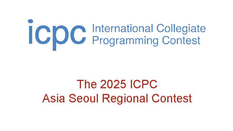ICPC 2025 Asia Regional Seoul Problemset: Complete Problem Set Overview - Studocu
