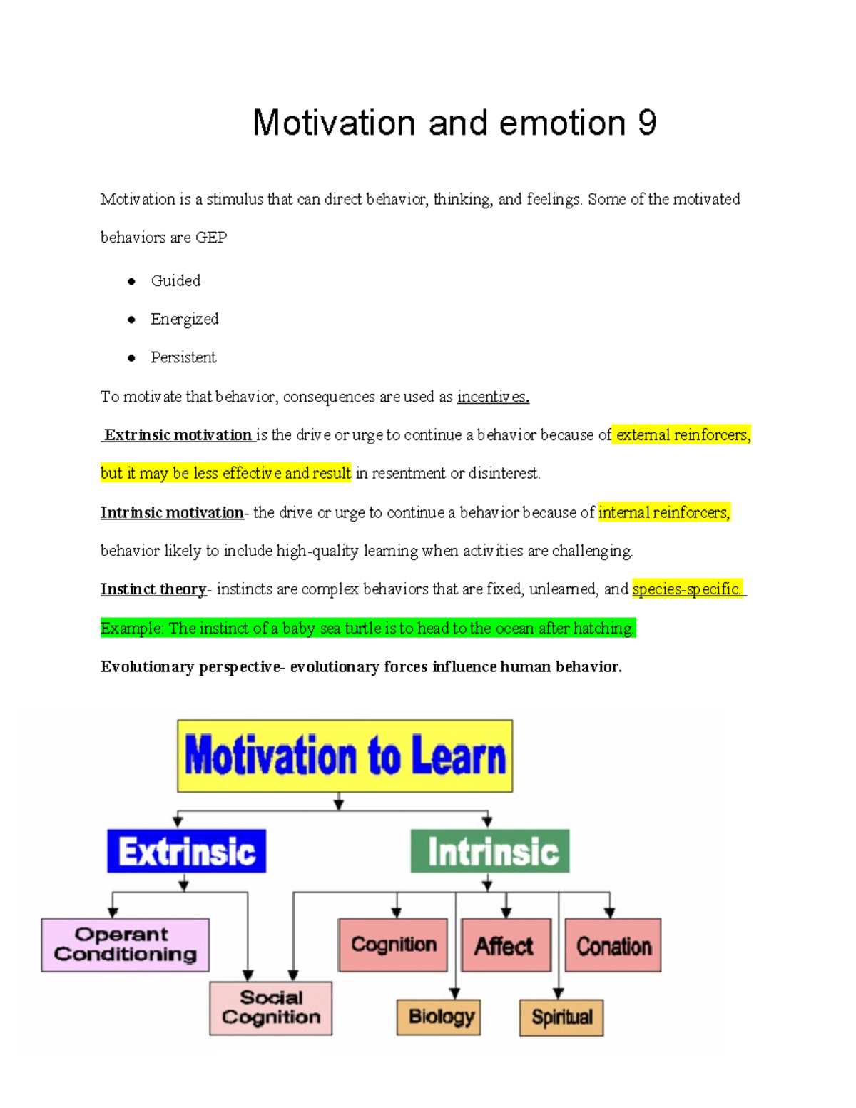 PSY101: Motivation and Emotion - Key Theories and Concepts Explained ...