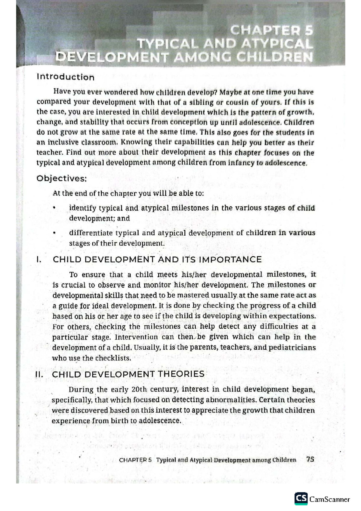 CHAPTER 5: TYPICAL & ATYPICAL CHILD DEVELOPMENT IN EDUCATION - Studocu