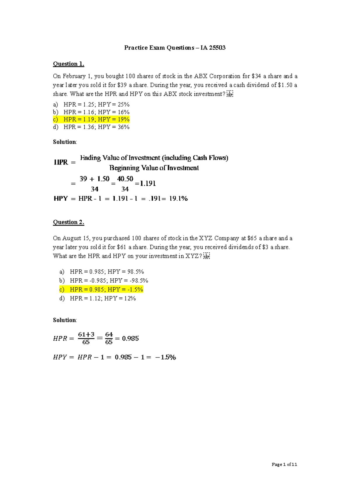 Practice Questions & Answers - Practice Exam Questions – IA 25503 ...