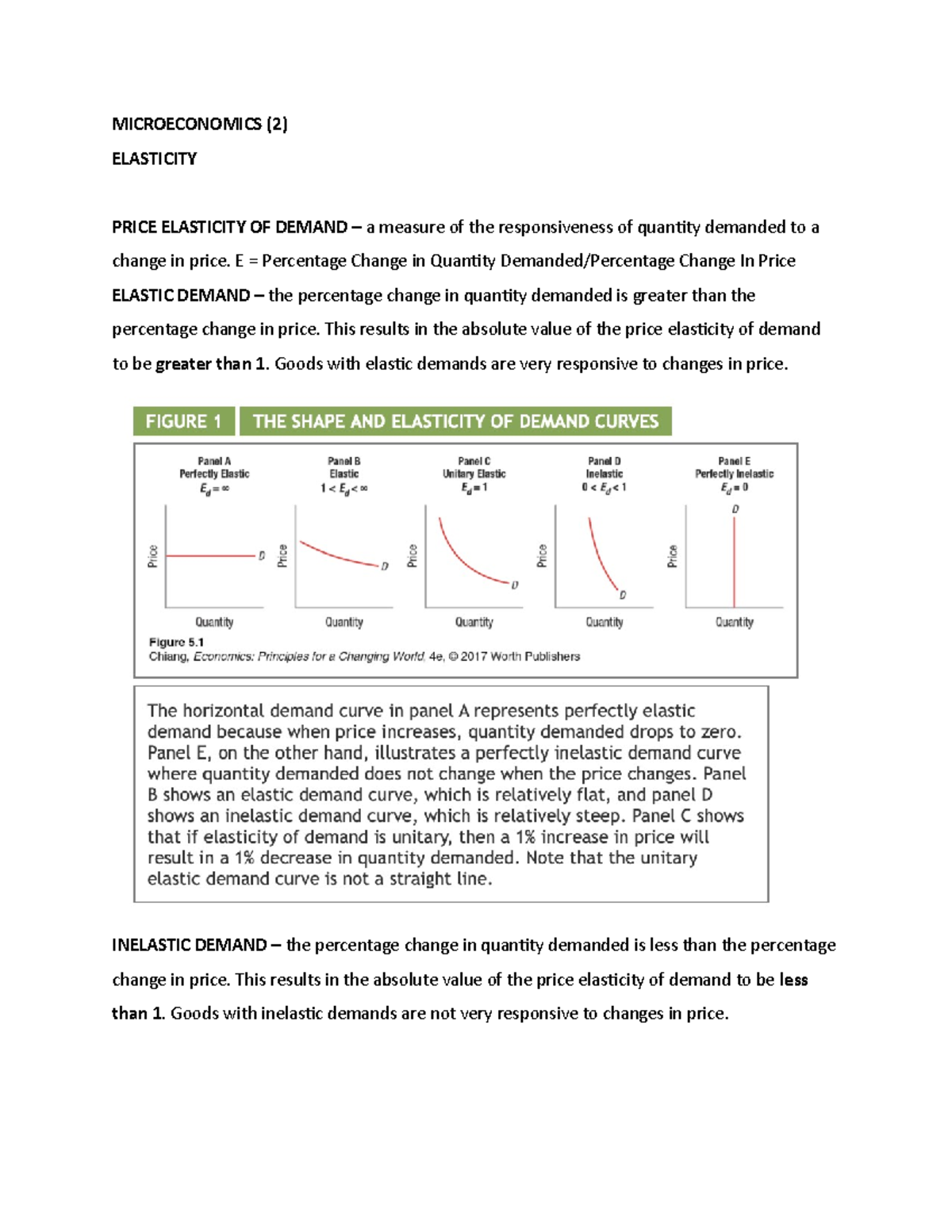 Micro Exam 2: Elasticity, Consumer Choice, and Market Structures - Studocu
