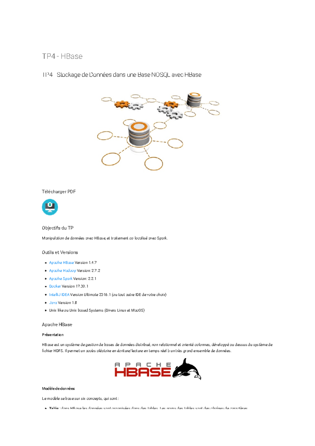 TP4 - Traitement de Données avec HBase et Spark - Studocu