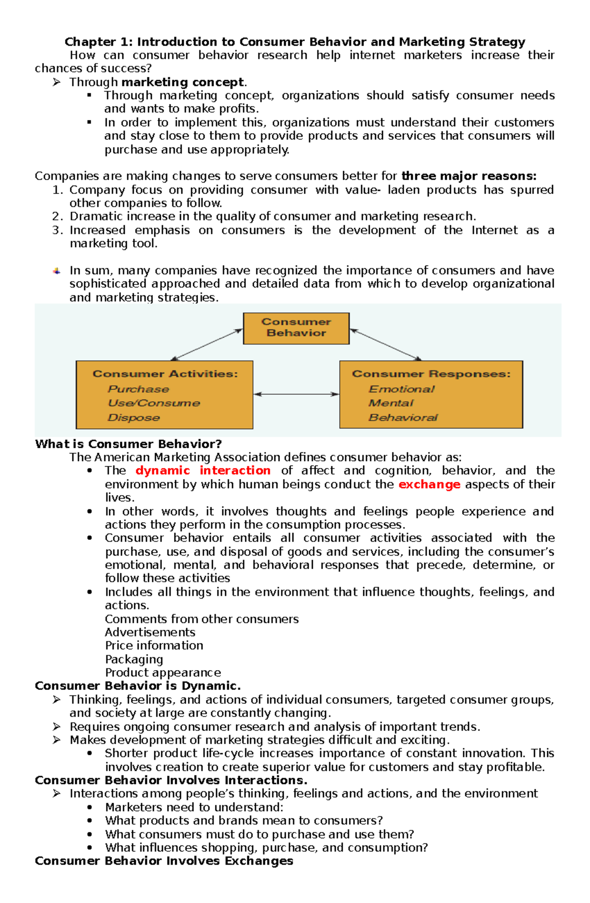 1 Introduction to Consumer Behavior and Marketing Strategy - Through ...