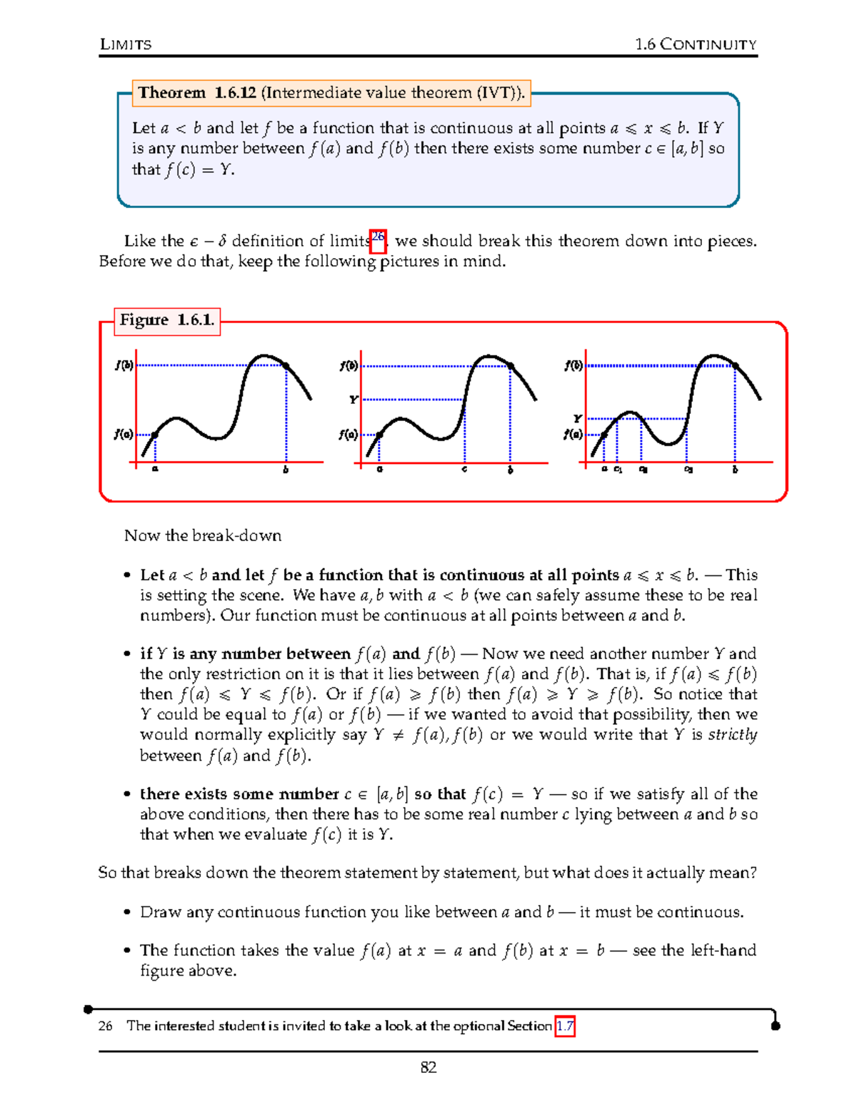 Math 101: Course Notes on Limits and Continuity (IVT) - Studocu