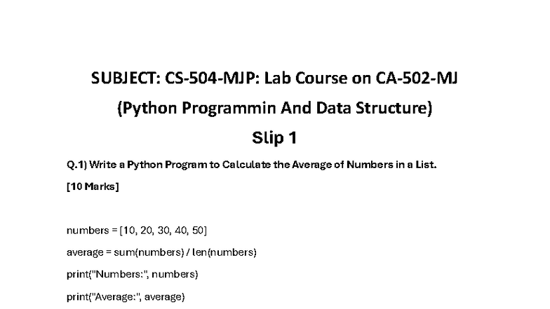 Python 1 - Lab Course Notes on Data Structures and BST Operations - Studocu