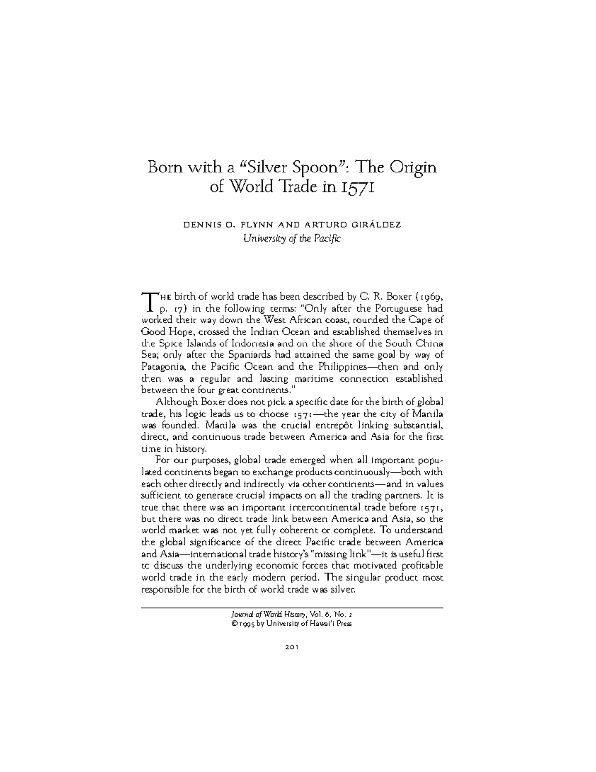 Born with a Silver Spoon - Born with a “Silver Spoon”: The Origin of ...