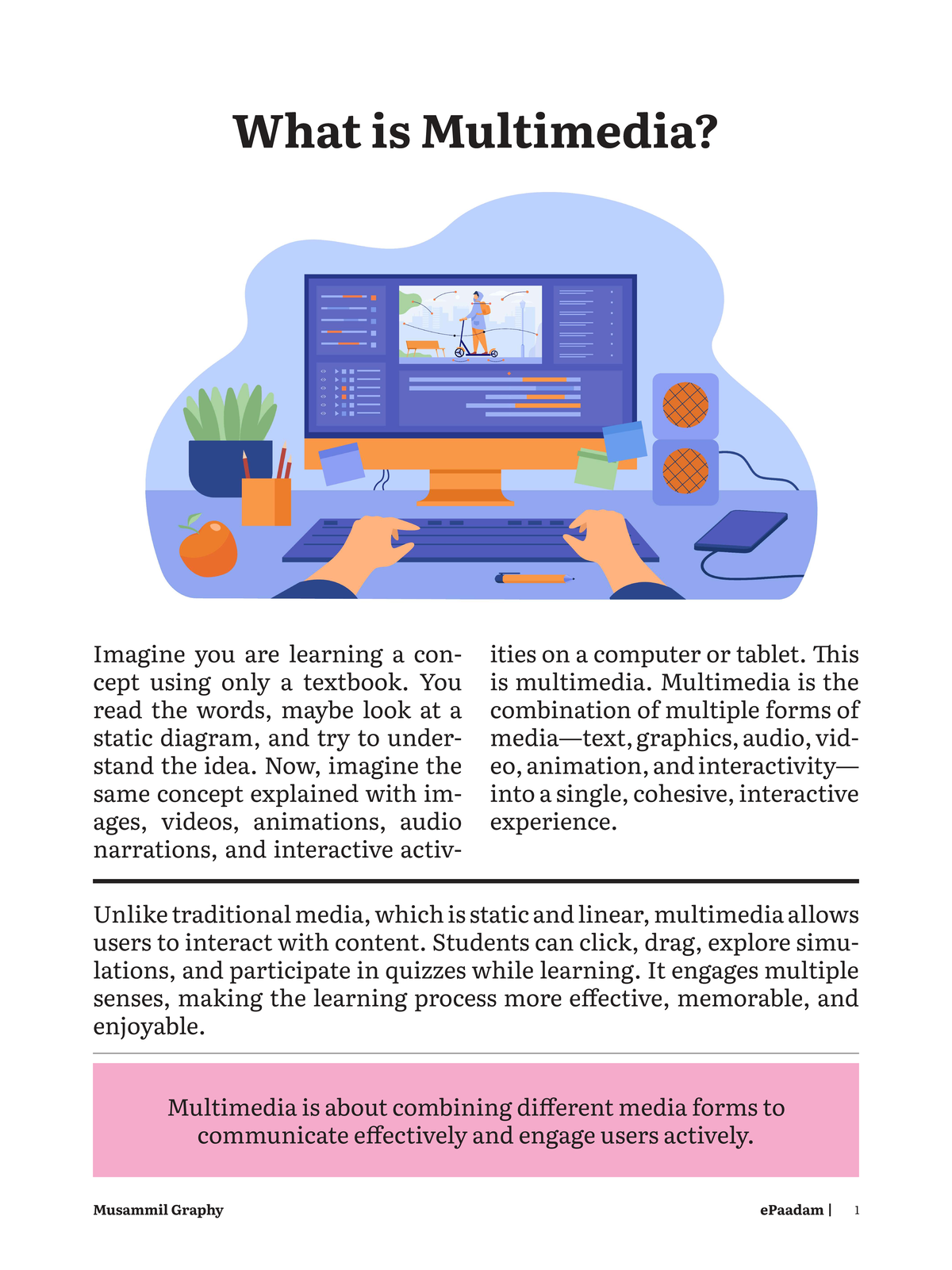 Fundamentals of Multimedia - Chapter 01 Overview - Studocu